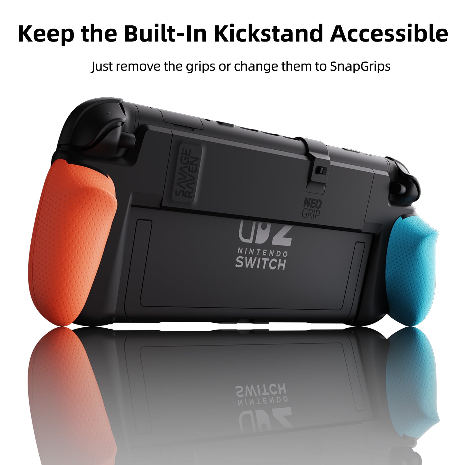 Savage Raven by Skull & Co.NeoGrip: An Ergonomic Grip for Nintendo Swi