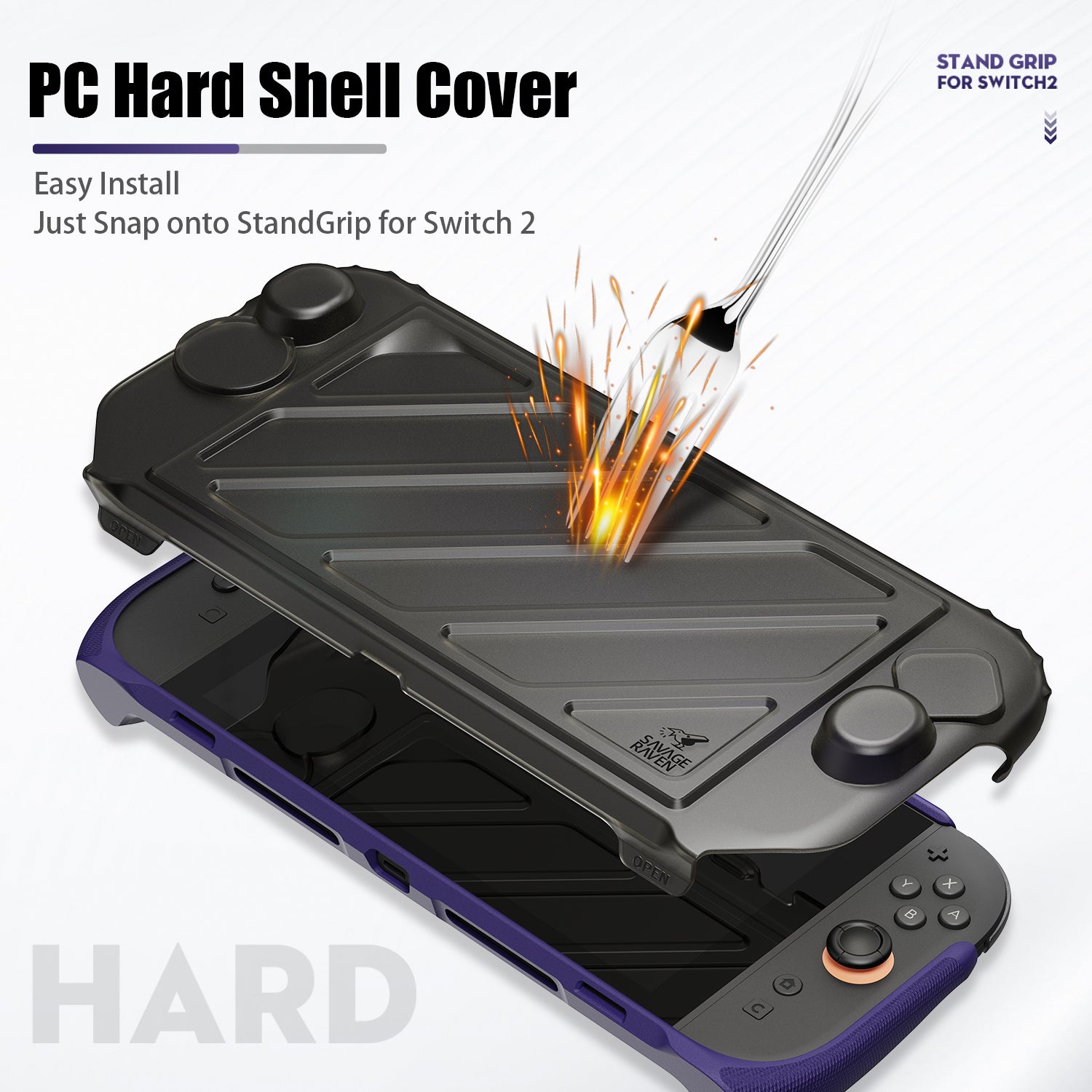 Savage Raven by Skull & Co. StandGrip for Nintendo Switch 2